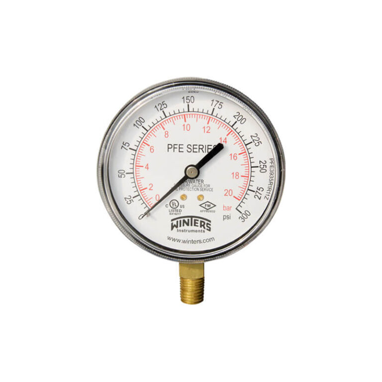 Fire sprinkler pressure gauge - UL / FM Approved - TPMCSTEEL