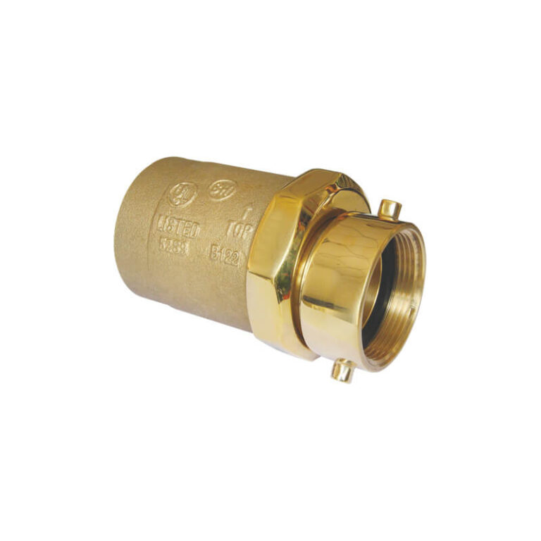 Flush fire department inlet connection (Clapper snoot)