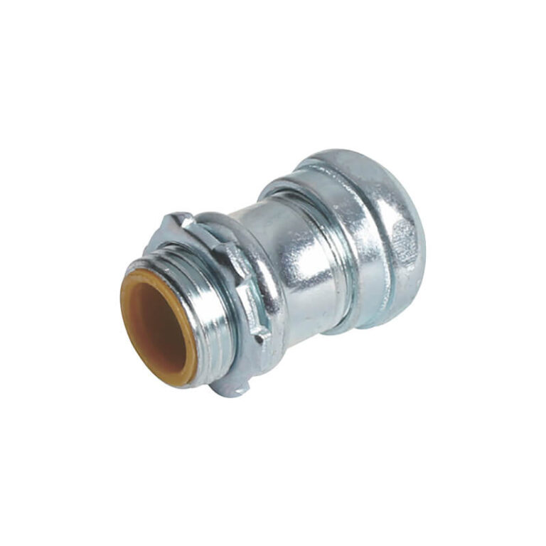 EMT compression connector with insulated throat - UL Listed