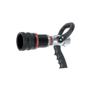 Non self-inducting selectable gallonage foam nozzle