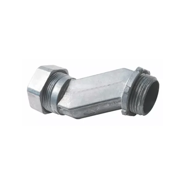 Offset EMT compression connector - UL Listed - TPMCSTEEL