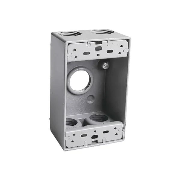 1-gang weatherproof outlet box - UL Listed - TPMCSTEEL