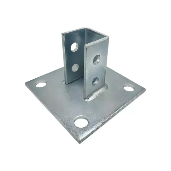 Strut channel post base (Square base) - TPMCSTEEL
