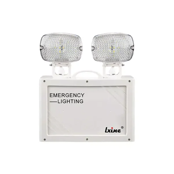 Self-contained waterproof non-maintained emergency light (2 adjustable ...